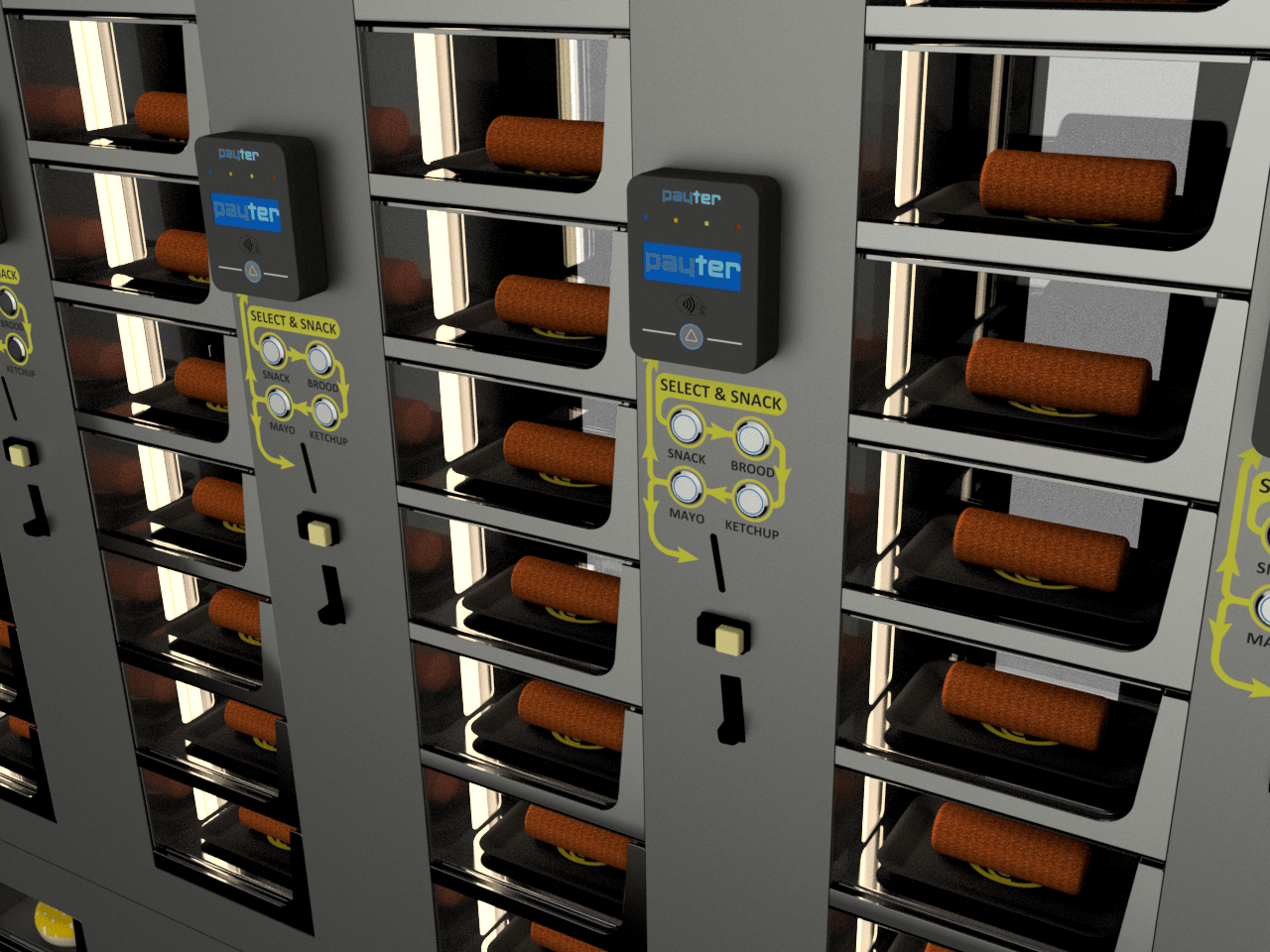 Geautomatiseerde snackbar produceert 450 producten per uur