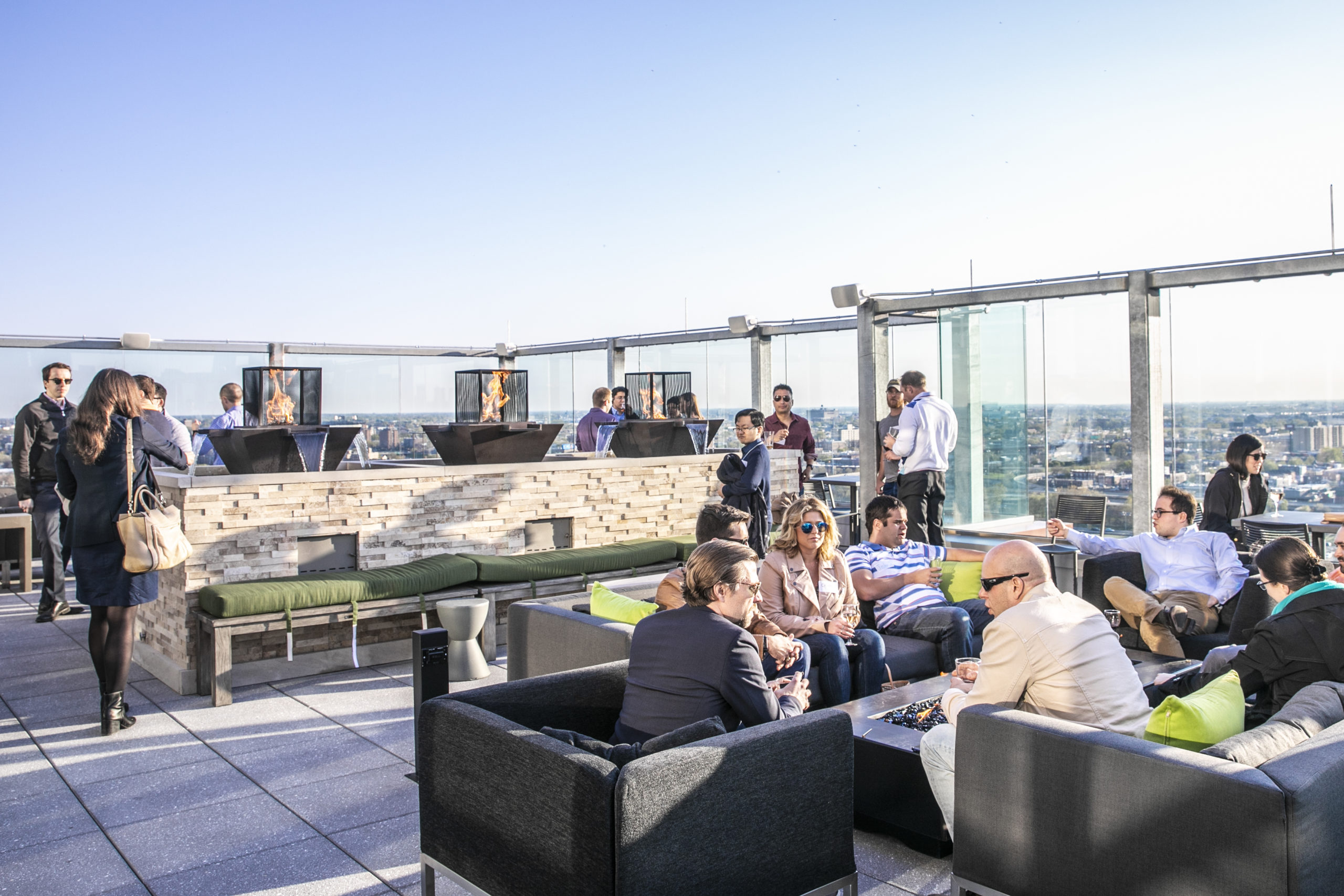 Trendtour Chicago: VU Rooftop Bar, bewust en gemêleerd