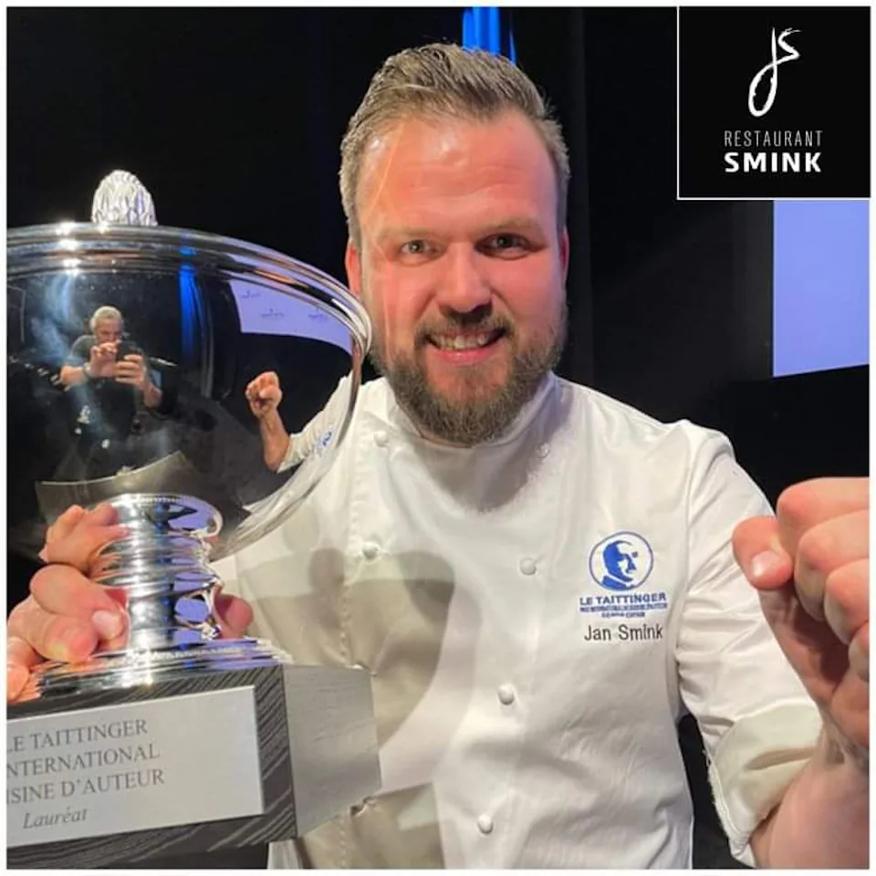 Jan Smink wint internationale finale Le Taittinger Prix Culinaire 2023